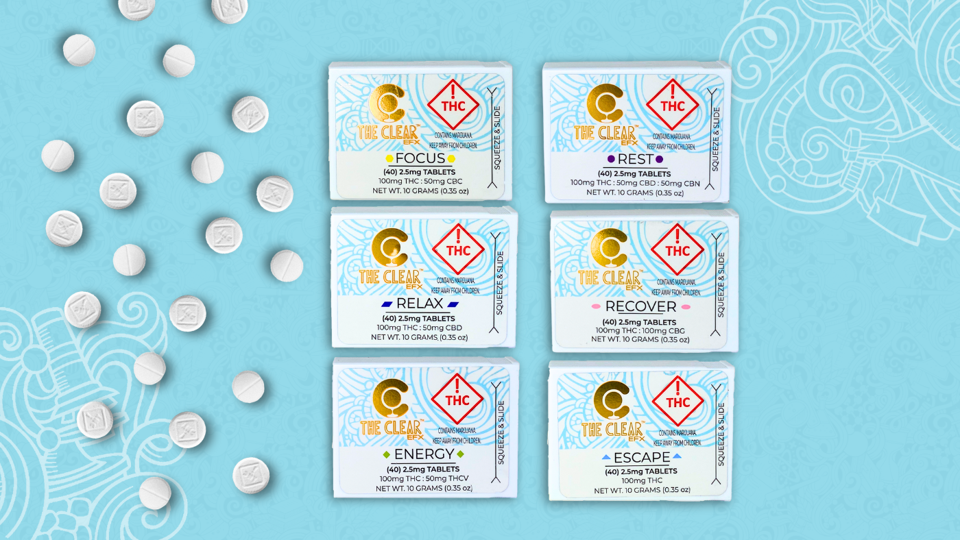 The CLEAR EFX Tablets: Low Dose THC Cannabis Tablets